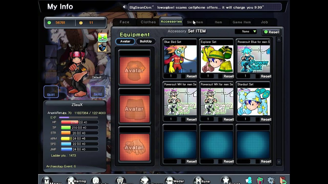 [RUMBLE FIGHTER] [ZleuX's INVENTORY] OGplanet #2 - YouTube