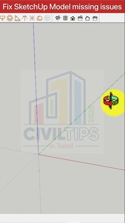 Fix SketchUp model missing issues in sketchup - YouTube