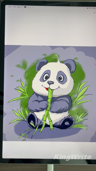 The magic of time! Watch how I draw different pandas in 10 seconds, 10 ...