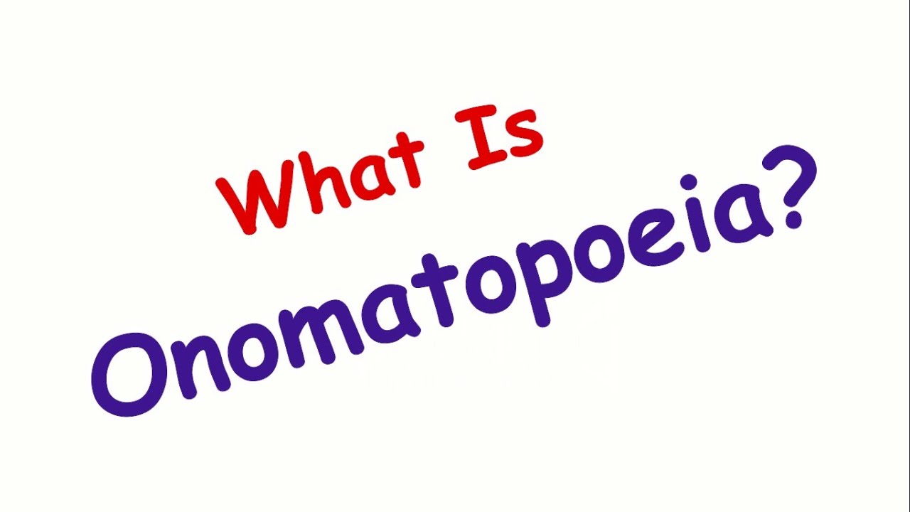 What is Onomatopoeia | explanation with examples | The Modern Learning ...