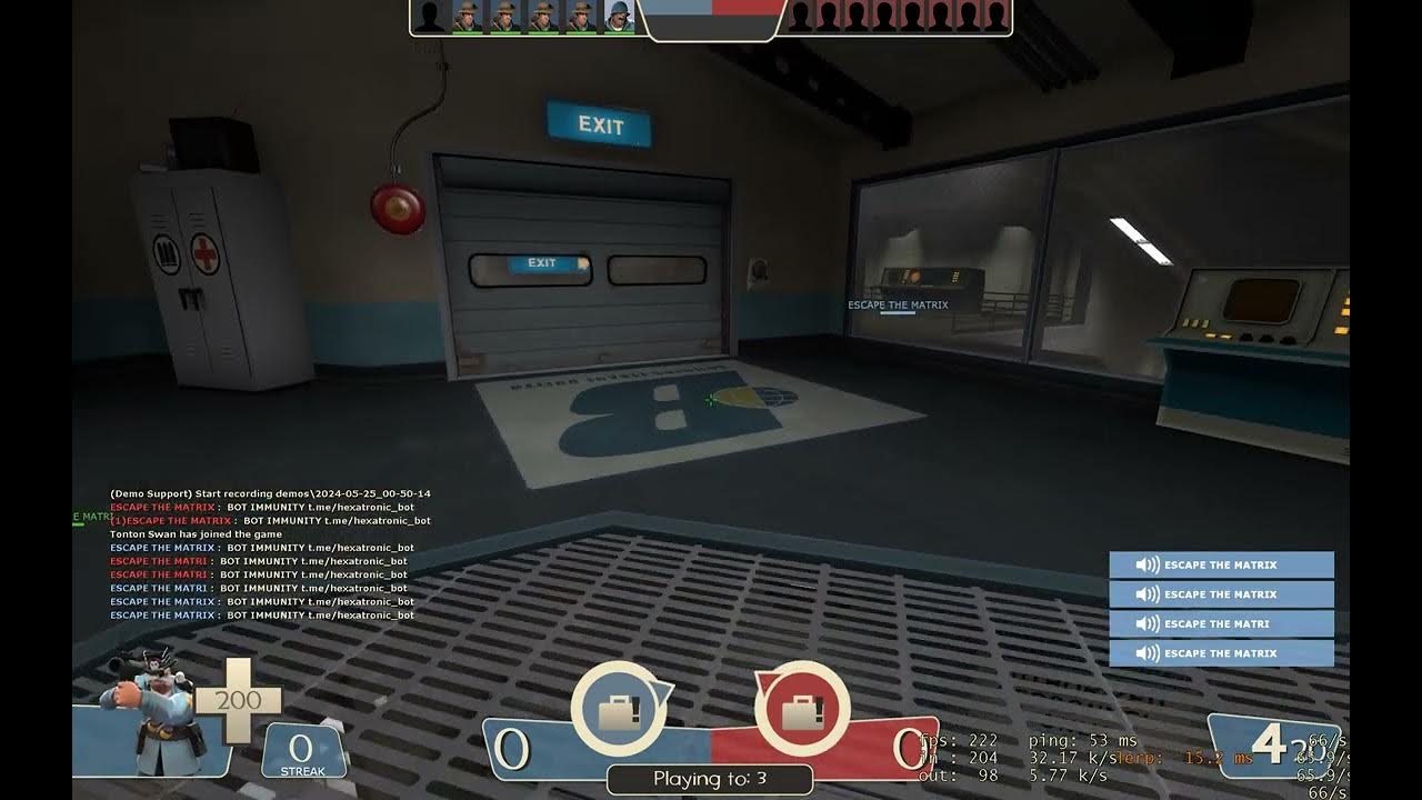 TF2 "escape the matrix" bots - YouTube