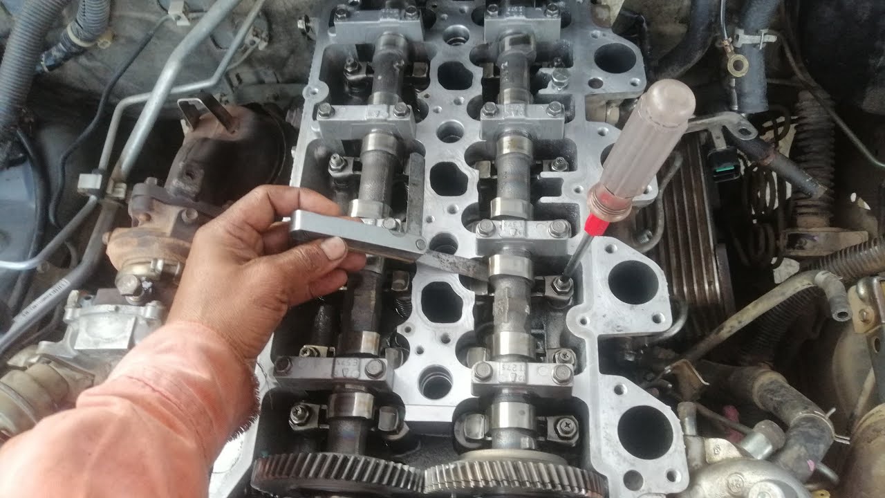 COMO calibrar VÁLVULAS de motor MITSUBISHI 4D56 - YouTube