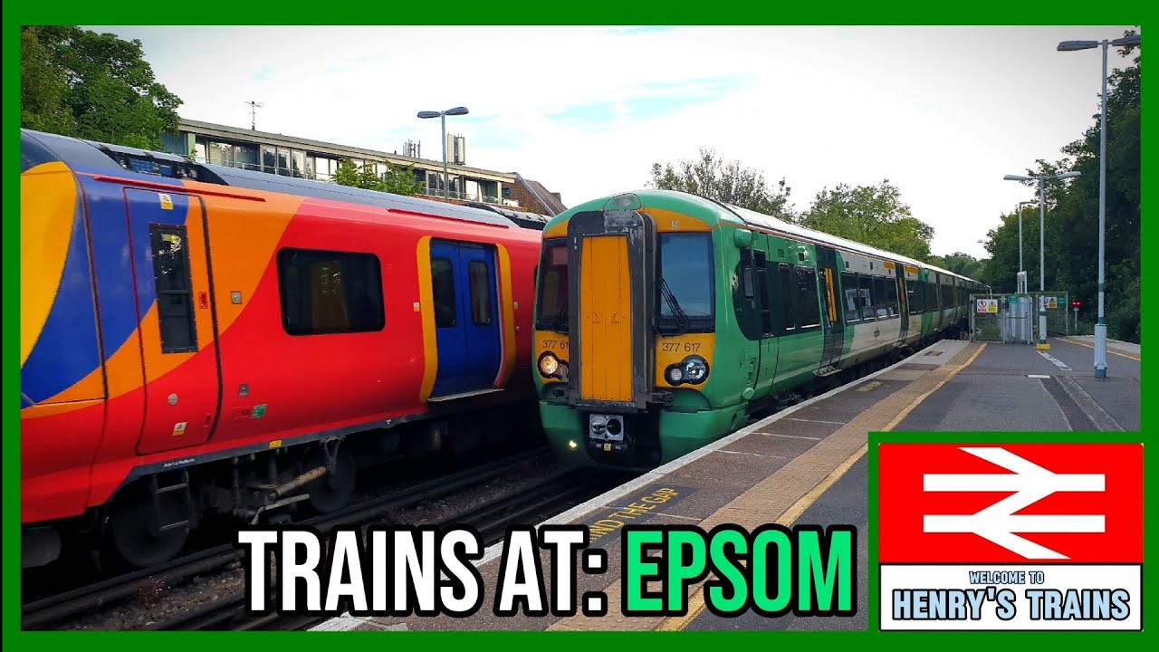Trains at Epsom 21/6/24 - YouTube