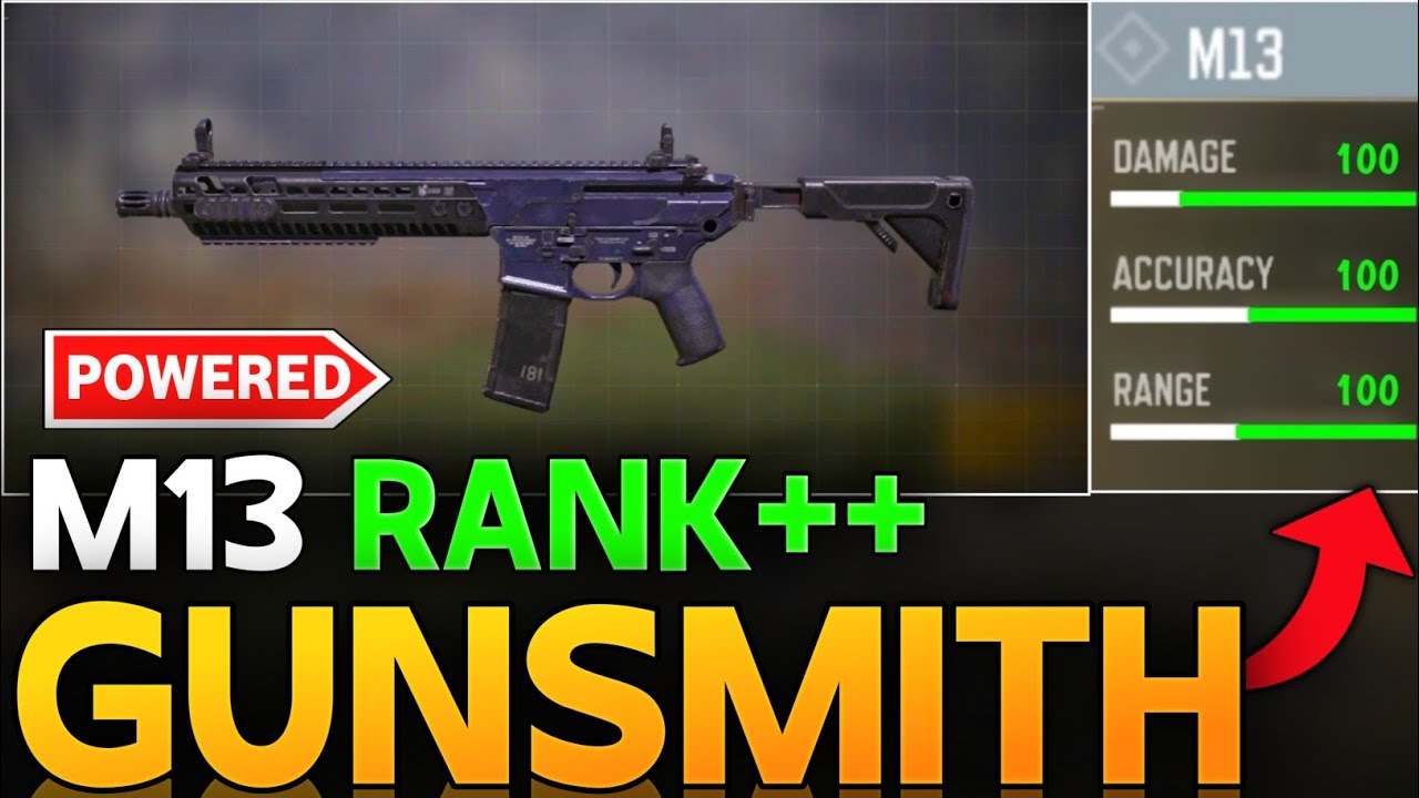 THIS INSANE M13 BUILD MAKES YOU WIN | BEST M13 RANK GUNSMITH IN CALL OF ...