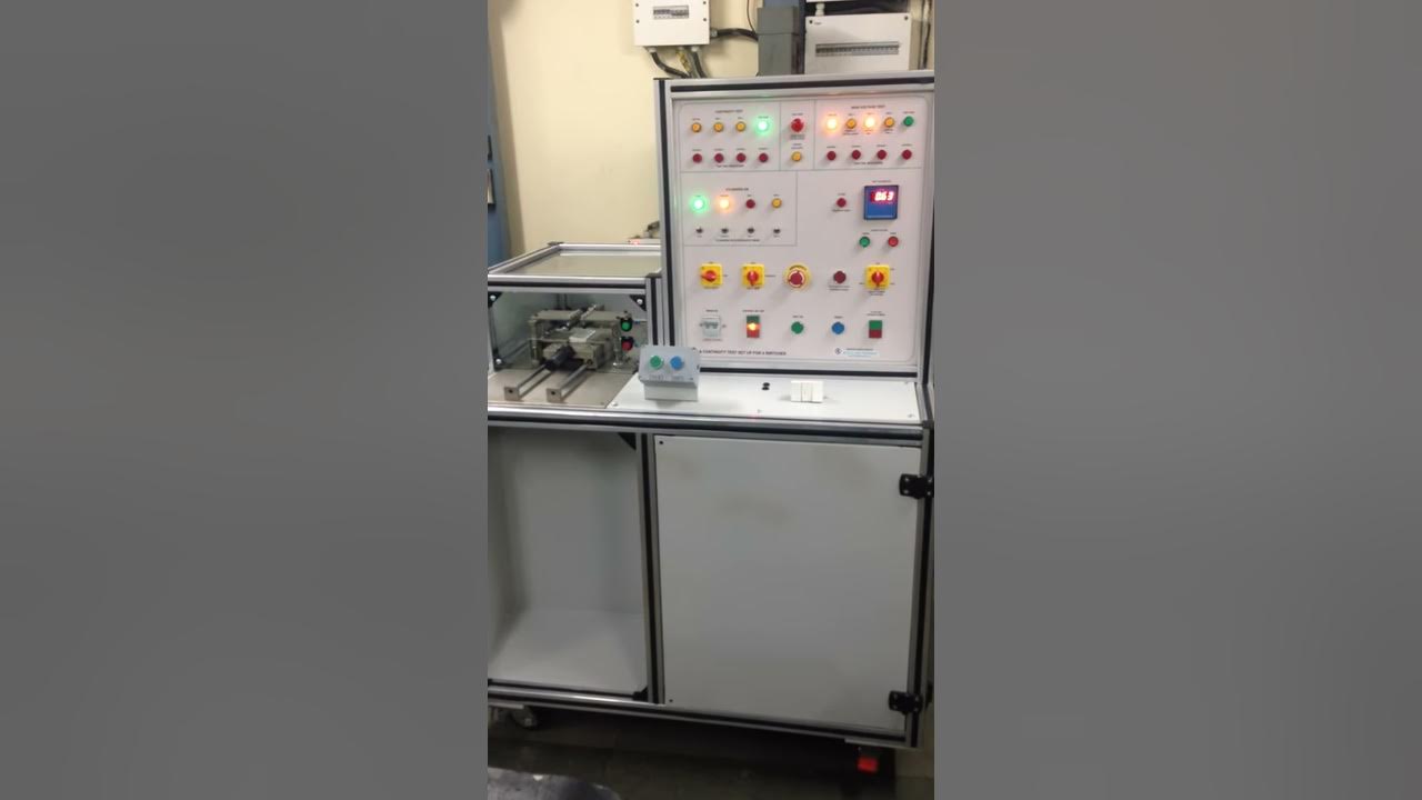 PLC based Test Bench for Switches. Tests for Continuity and High ...