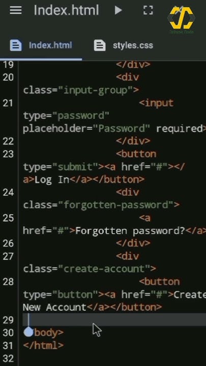 Login Facebook Html Css Javascript Visualcode Youtube