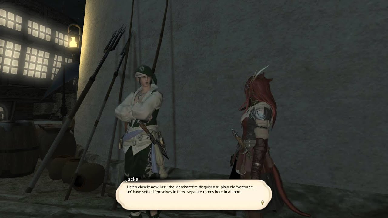 [Final Fantasy XIV] Rogue Lv15 Job Quest - Stifled Screams - YouTube