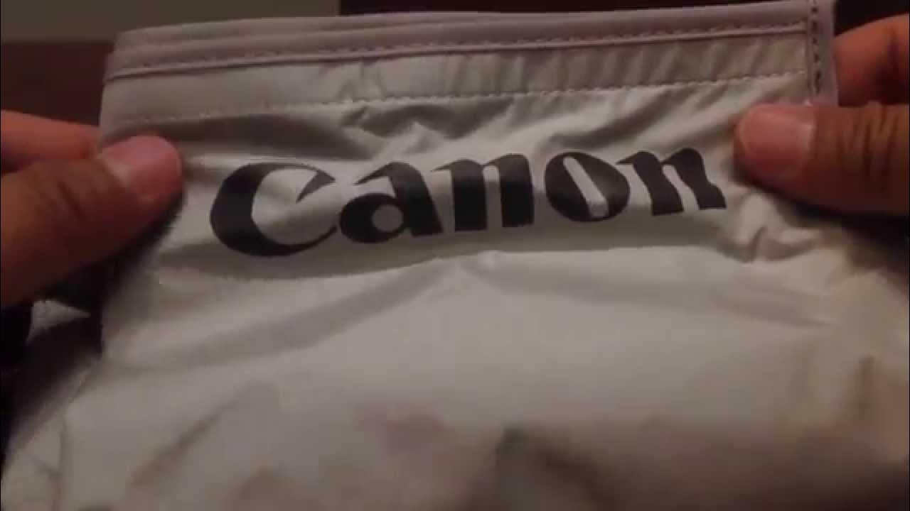 Canon : Rain Cover ERC-E4S - YouTube