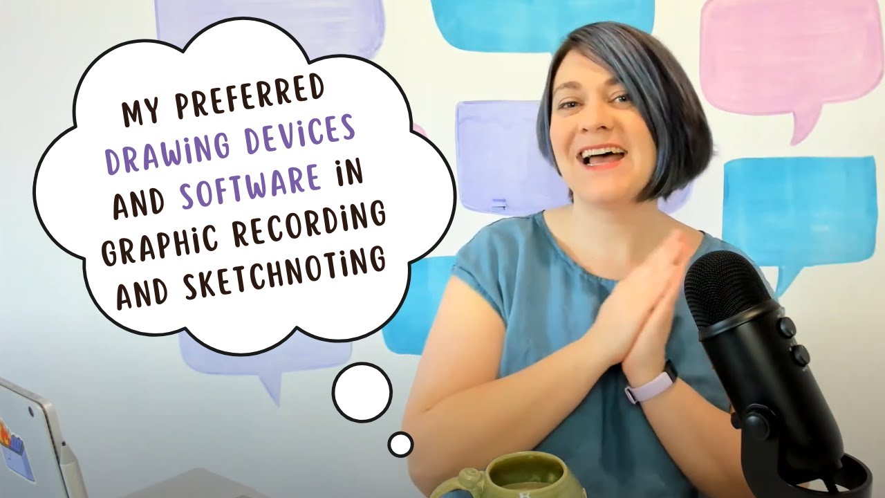 My preferred drawing devices and software in graphic recording and ...