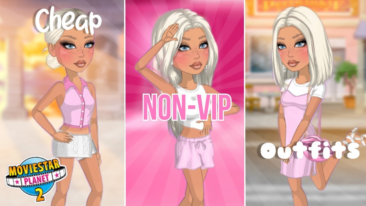 Cheap Non-Vip Outfits I Moviestarplanet 2 I MSP Scrnery - YouTube