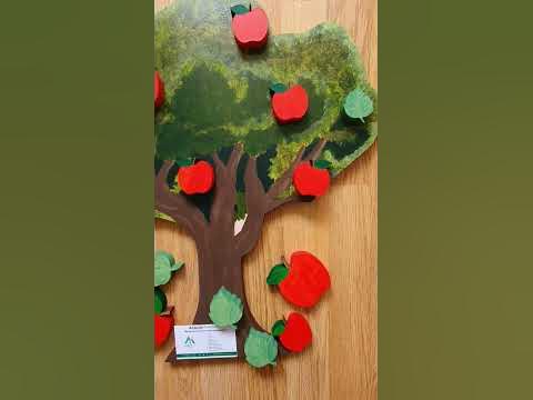Дерево из пенопласта для декорации - YouTube