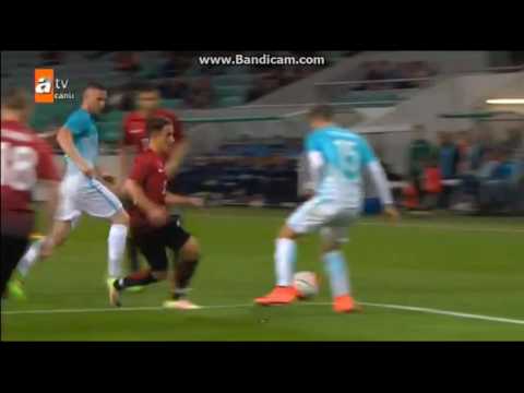 Emre Mor klas bacak arası :) Slovenya 0-1 Türkiye Hazırlık Maçı
