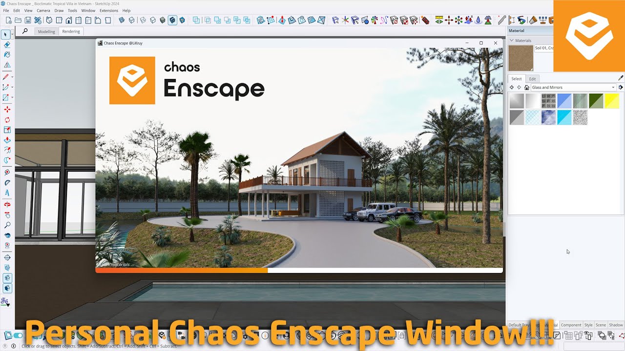 Enscape For SketchUp | 050 How To Create Personal Enscape Window - YouTube