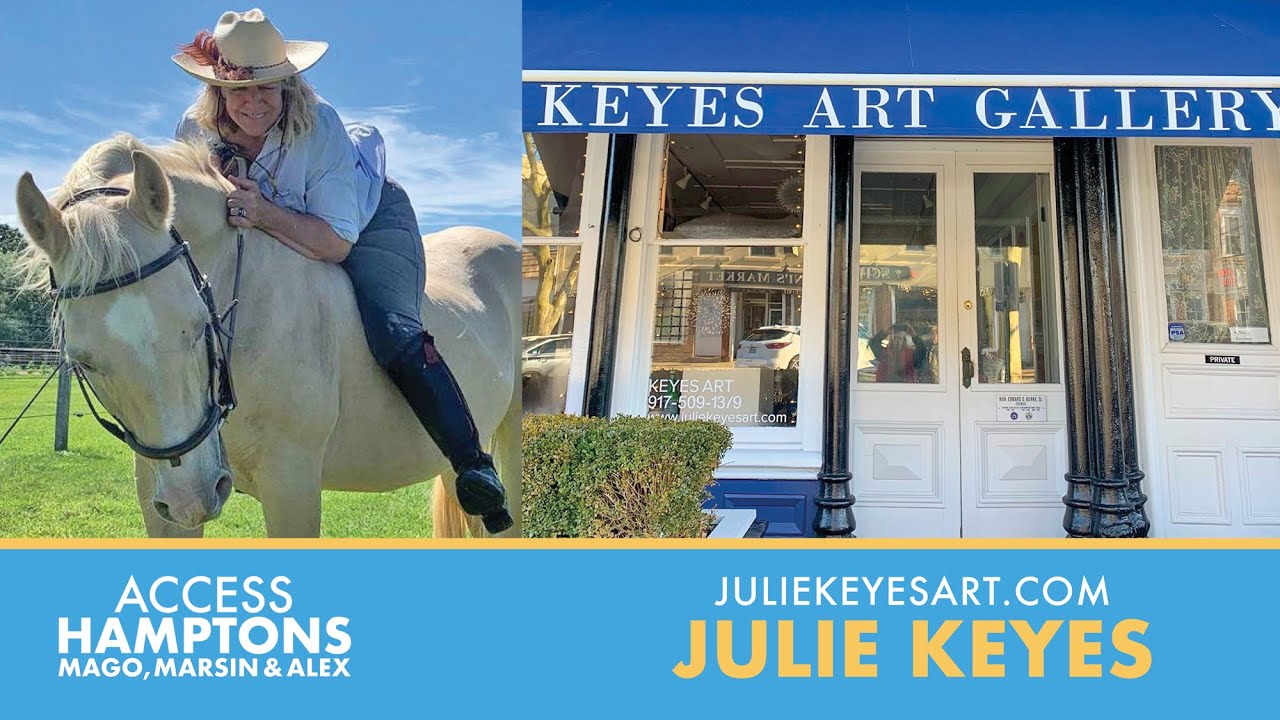 Art In The Hamptons: Julie Keyes - Gallery Owner - YouTube