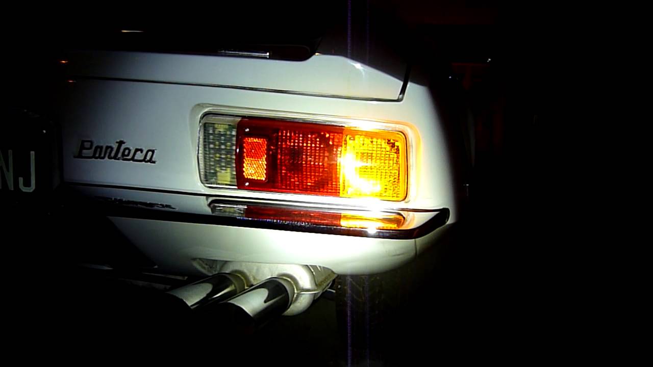 de Tomaso Pantera Group4 LED taillight Conversion - YouTube