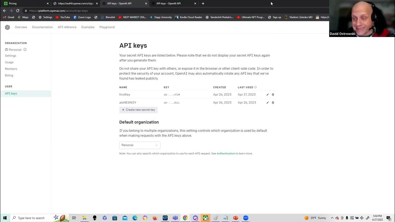 Introductory ChatGPT Python API Demo on EC2 AWS - YouTube