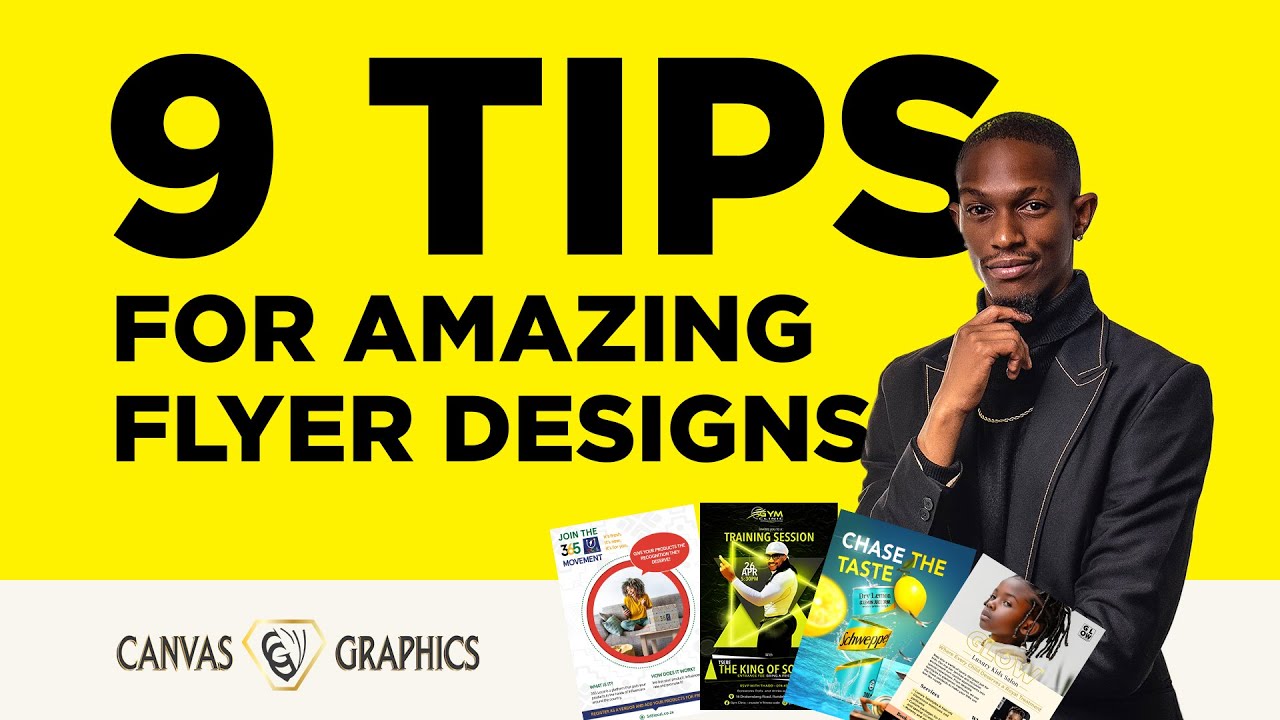 9 Timeless Tips For Creating Awesome Flyers - YouTube