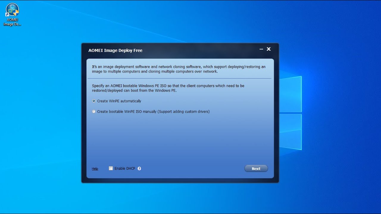 AOMEI Image Deploy 1.0 - YouTube