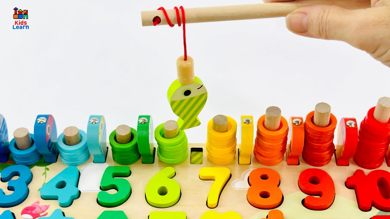 Learn Colors, Counting & ABC's with Shapes! Best Preschool Toddler Fun ...