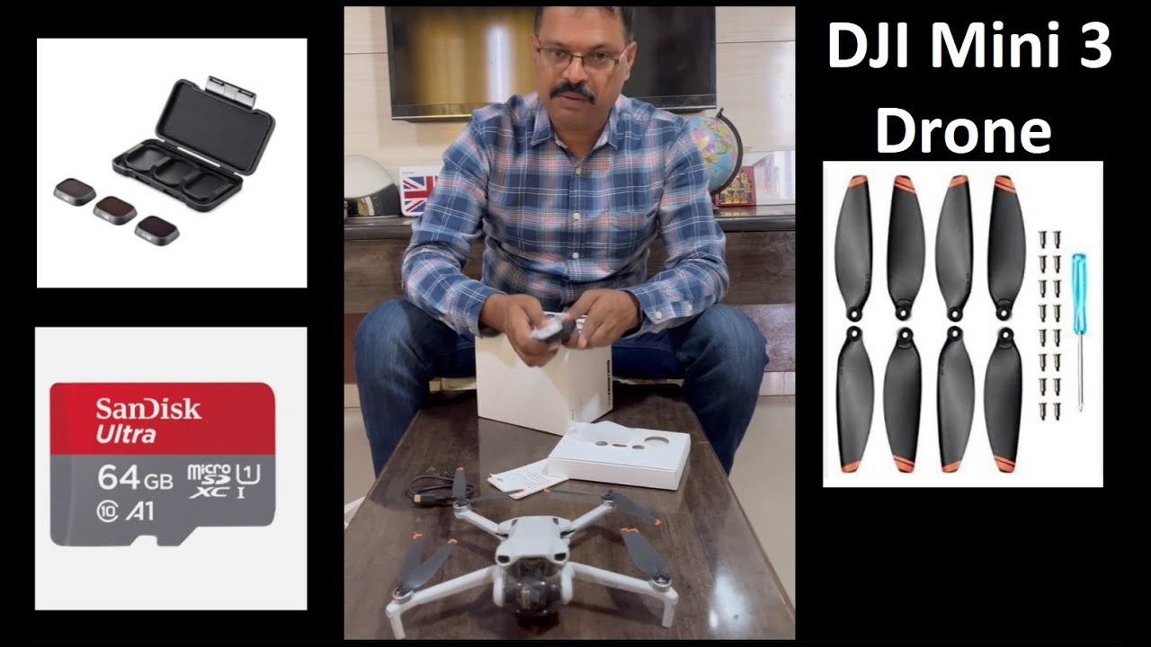 DJI Mini 3 Drone - (Bundle Pack) ड्रोन कॅमेरा - खास आपल्या चॅनल साठी ...