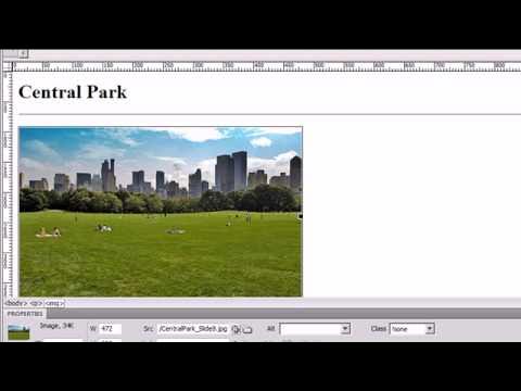 Dreamweaver CS4 Tutorial - 7 - Controling Images with CSS - YouTube
