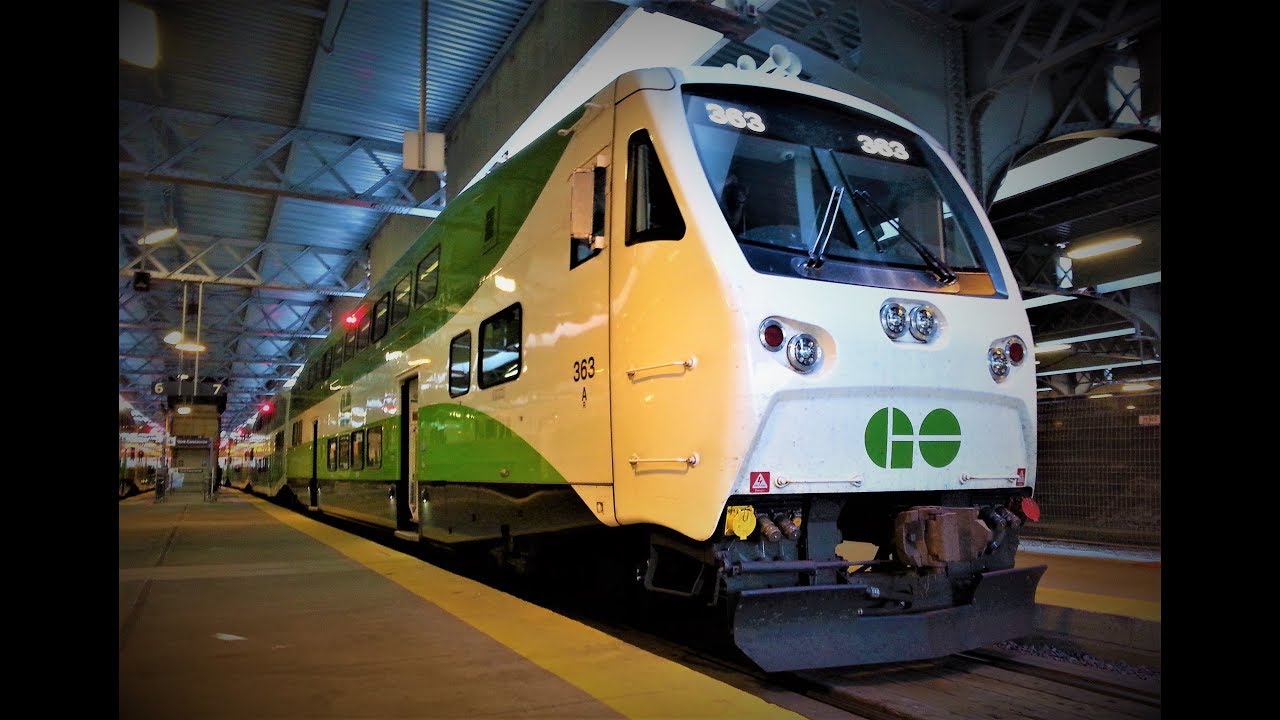 GO Transit ~ 2017 Bombardier Series IX Bi Level Cab Car # 363 ~ Ride on ...