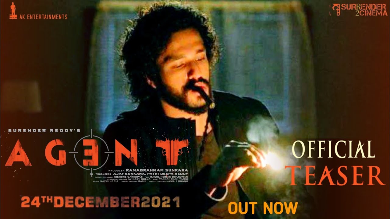AGENT - AKHIL AKKINENI INTRO FIRST LOOK TEASER|AGENT OFFICIAL TEASER ...
