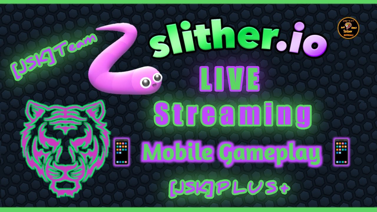 Live Streaming | 🐍 #slither.io | 19-01-2024 | JSK SLither YouTube LiVE | [JSK] P L U S + - YouTube