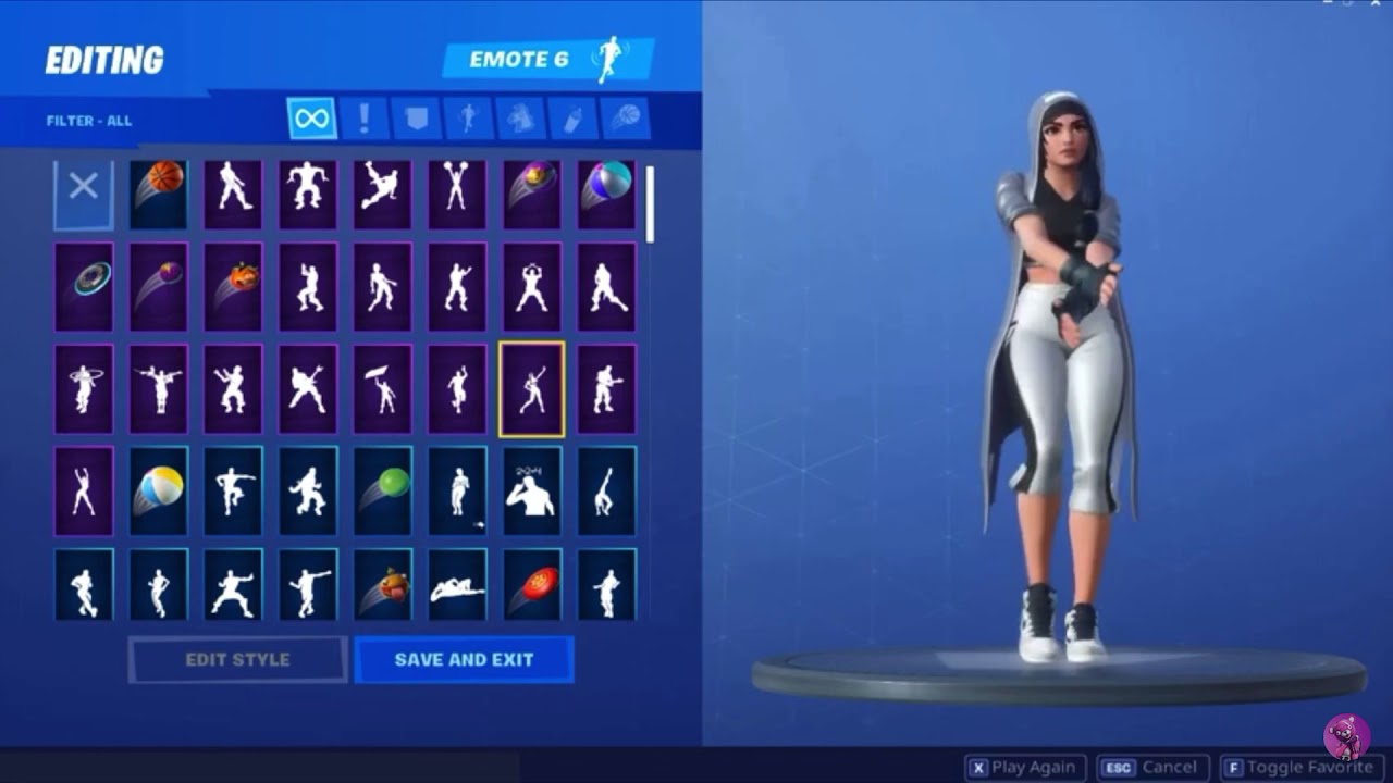 Iconic dance 1-5 skins used - YouTube