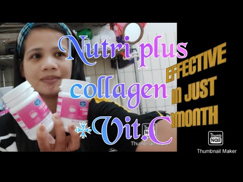 Nutri plus Collagen + Vitamin C review#goodforskin#hair#nails#whitening ...