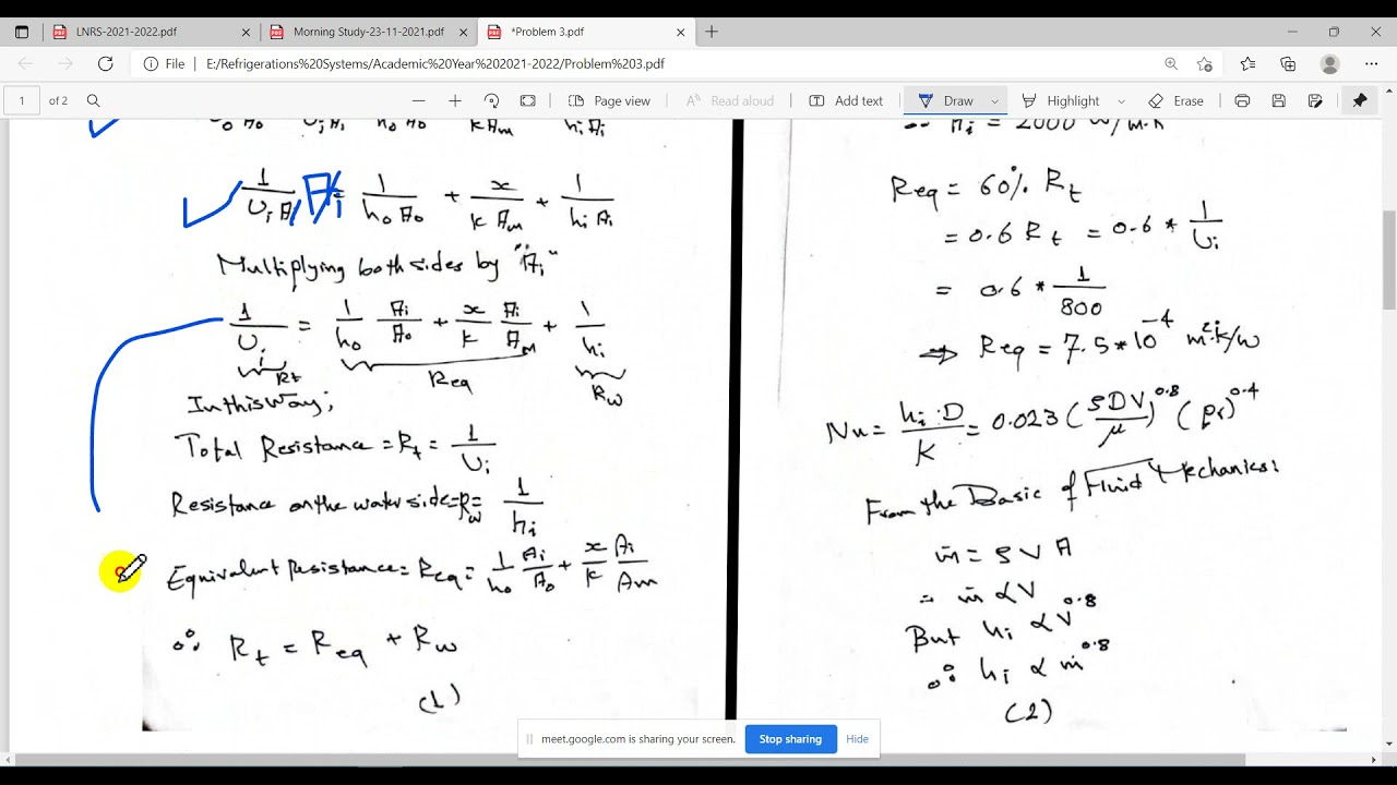 Case study on calculating of overall heat transfer coefficient of shell ...