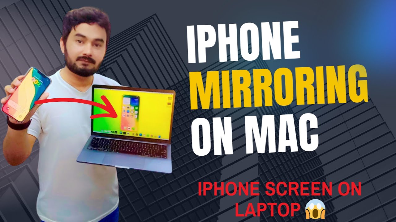 HOW TO IPHONE SCREEN CONNECT TO MACBOOK | IPHONE MIRRORING CONNECT ...