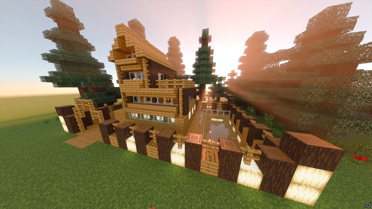 [MINECRAFT] Mansion tutorial super easy - YouTube