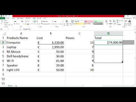 How to Calculate Automatically in Excel | Computation in Excel | #Excel ...