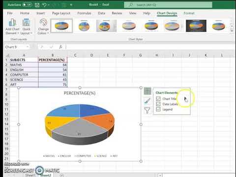 HOW TO PRESENT EXCEL DATA IN CHART FORM/GRAPH FORM - YouTube