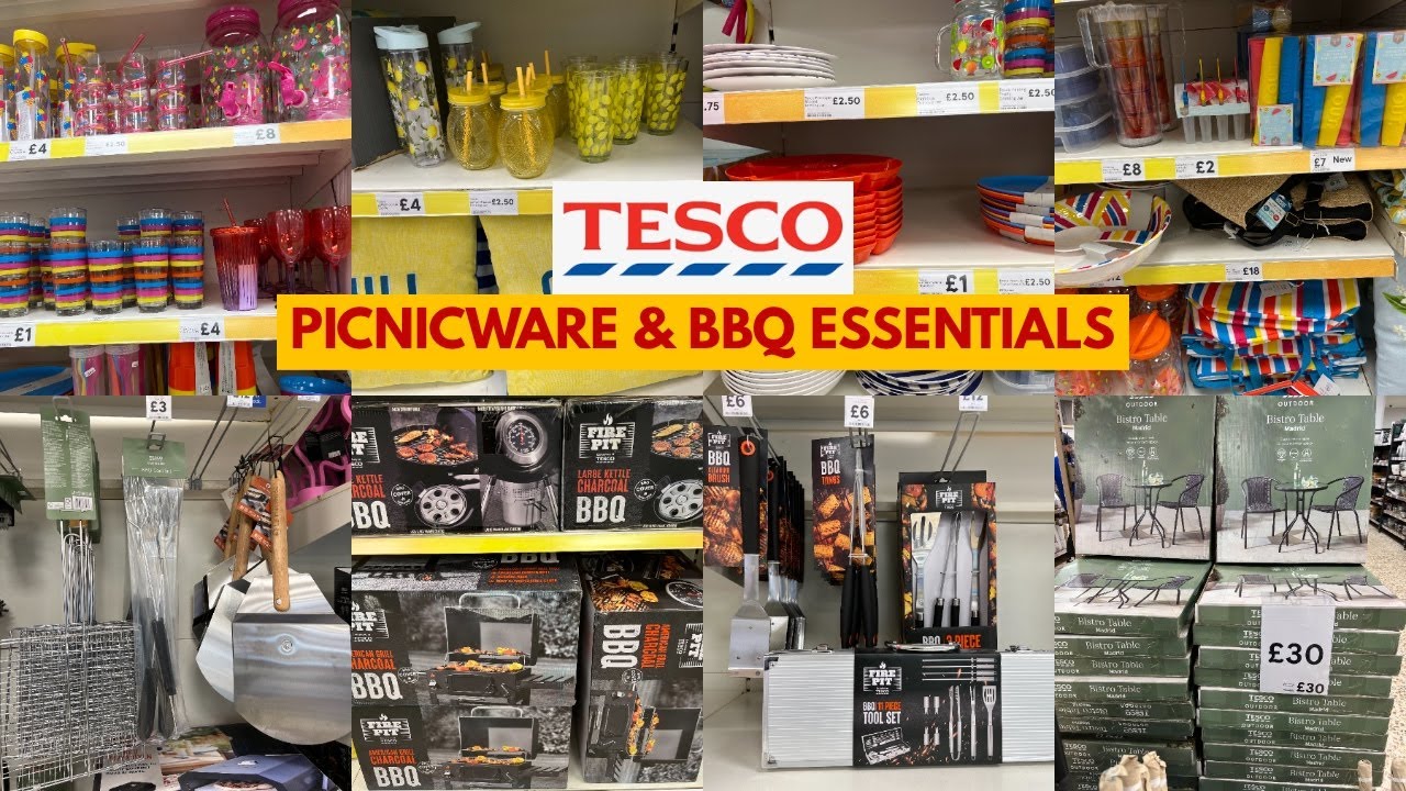 TESCO PICNICWARE & BBQ ESSENTIALS WITH PRICE MAY 2023 | TESCO EXTRA ...