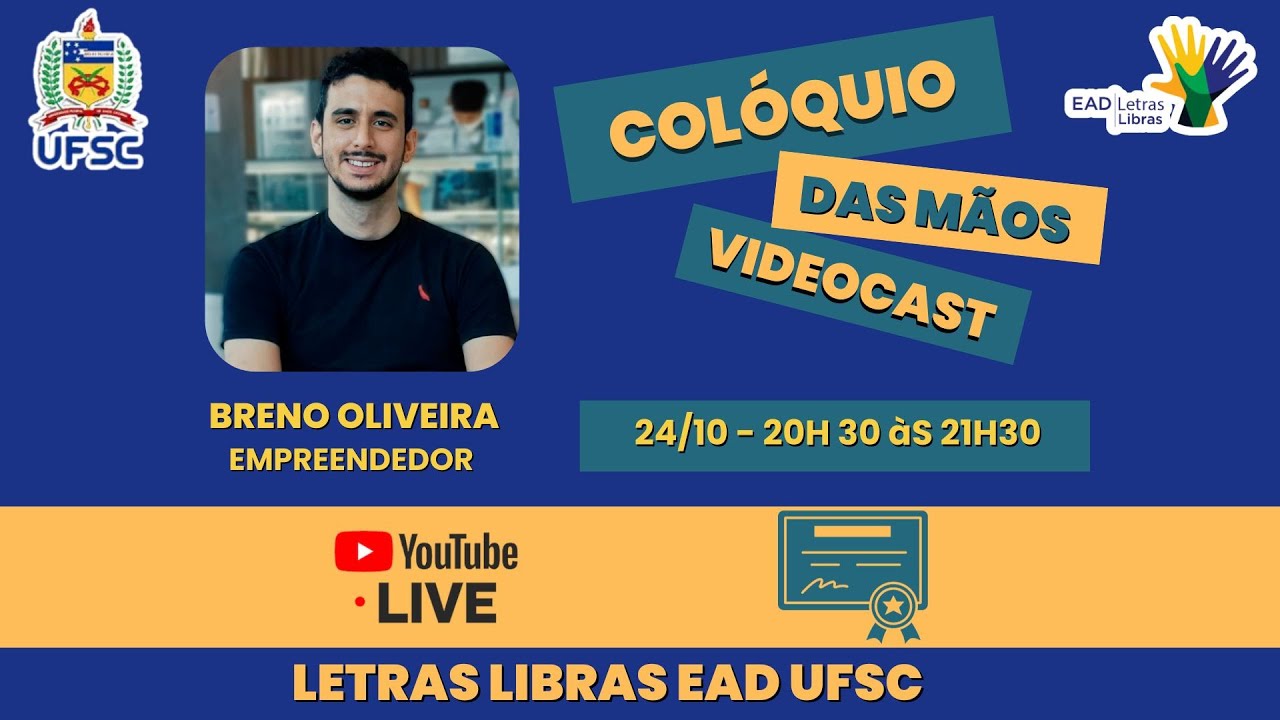 COLÓQUIO DAS MÃOS_VIDEOCAST - Convidado Breno Oliveira - YouTube