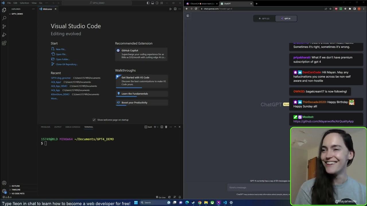 #100Devs - Let's Build a React app using ChatGPT 4! - YouTube