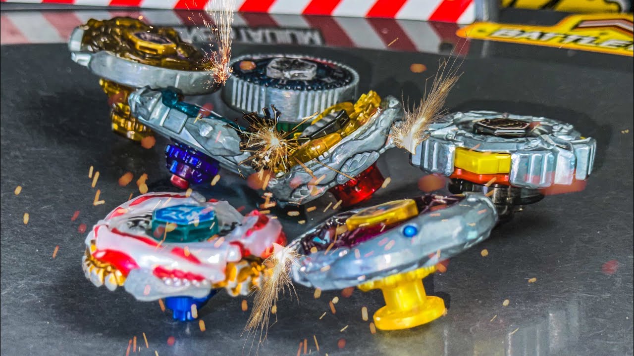 METAL FIGHT BEYBLADE BATTLE ROYAL (INSANE CLASHES) - YouTube
