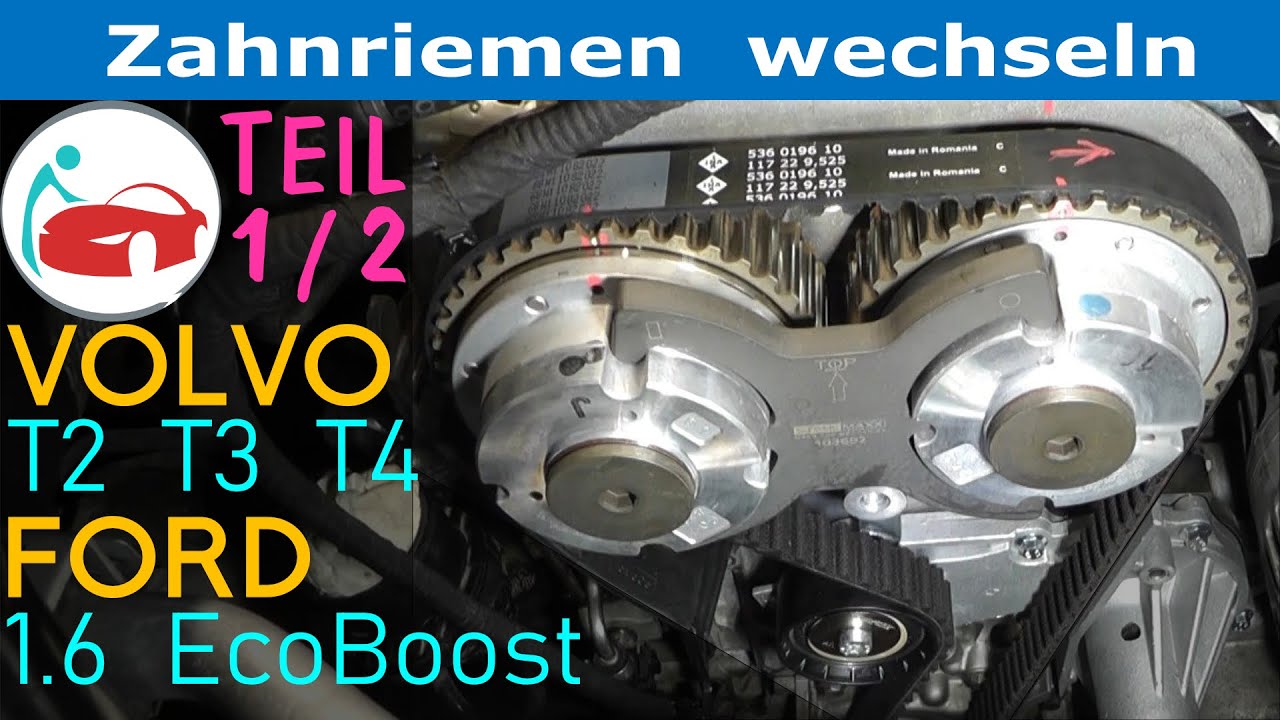 Zahnriemen Wechseln Beim 1 6 Ecoboost Motor Eines Ford Focus MK3 DYB