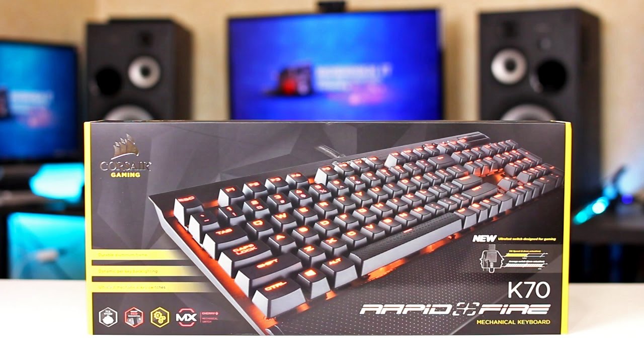 Corsair K70 RAPIDFIRE Обзор и сравнение с K70 RGB - YouTube