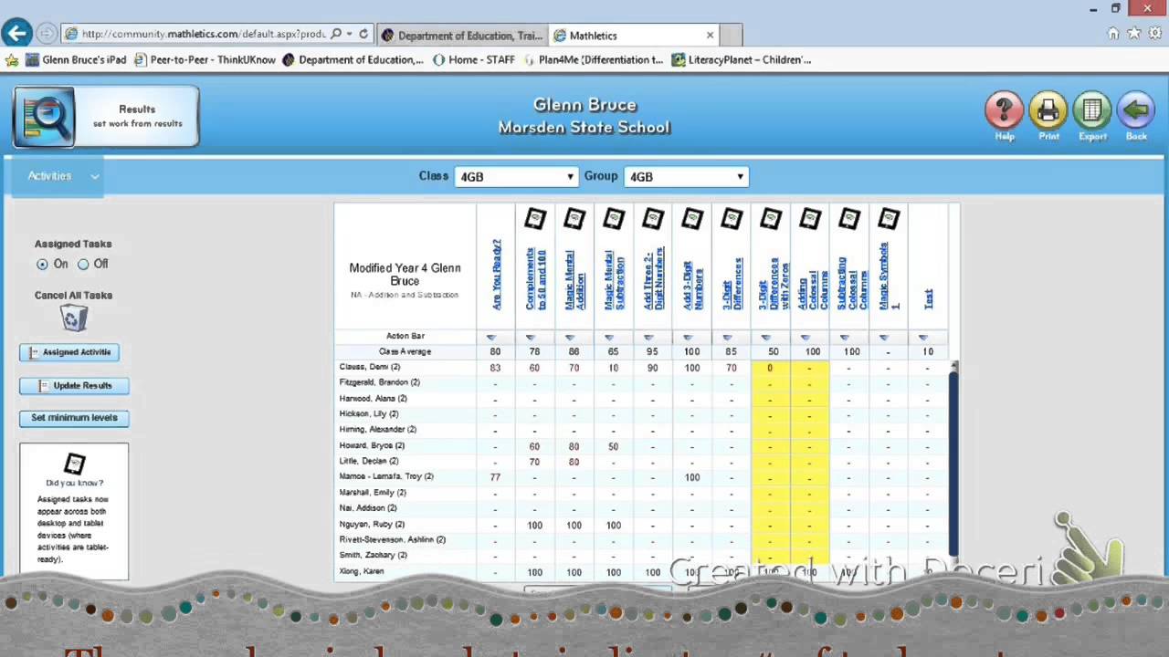 Setting tasks in Mathletics - YouTube