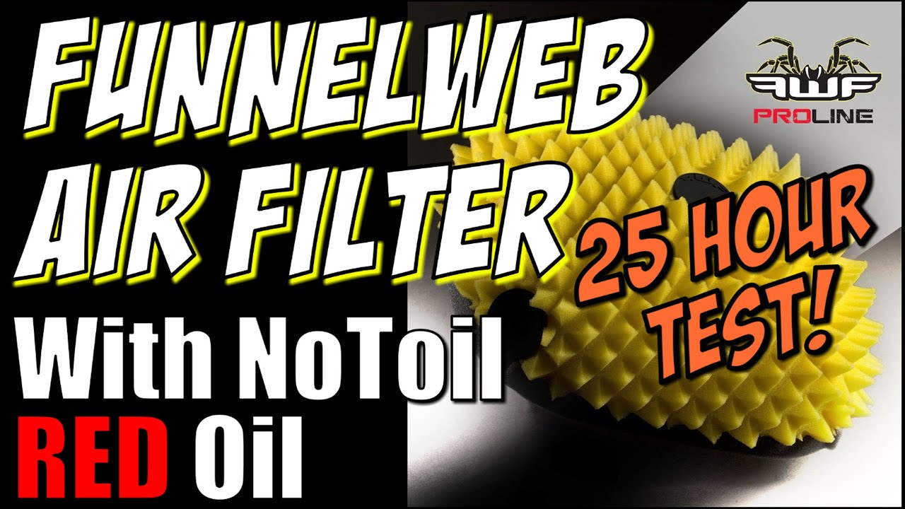 FunnelWeb Air Filter With NoToil RED Oil - Review & How To Clean/Re-oil ...