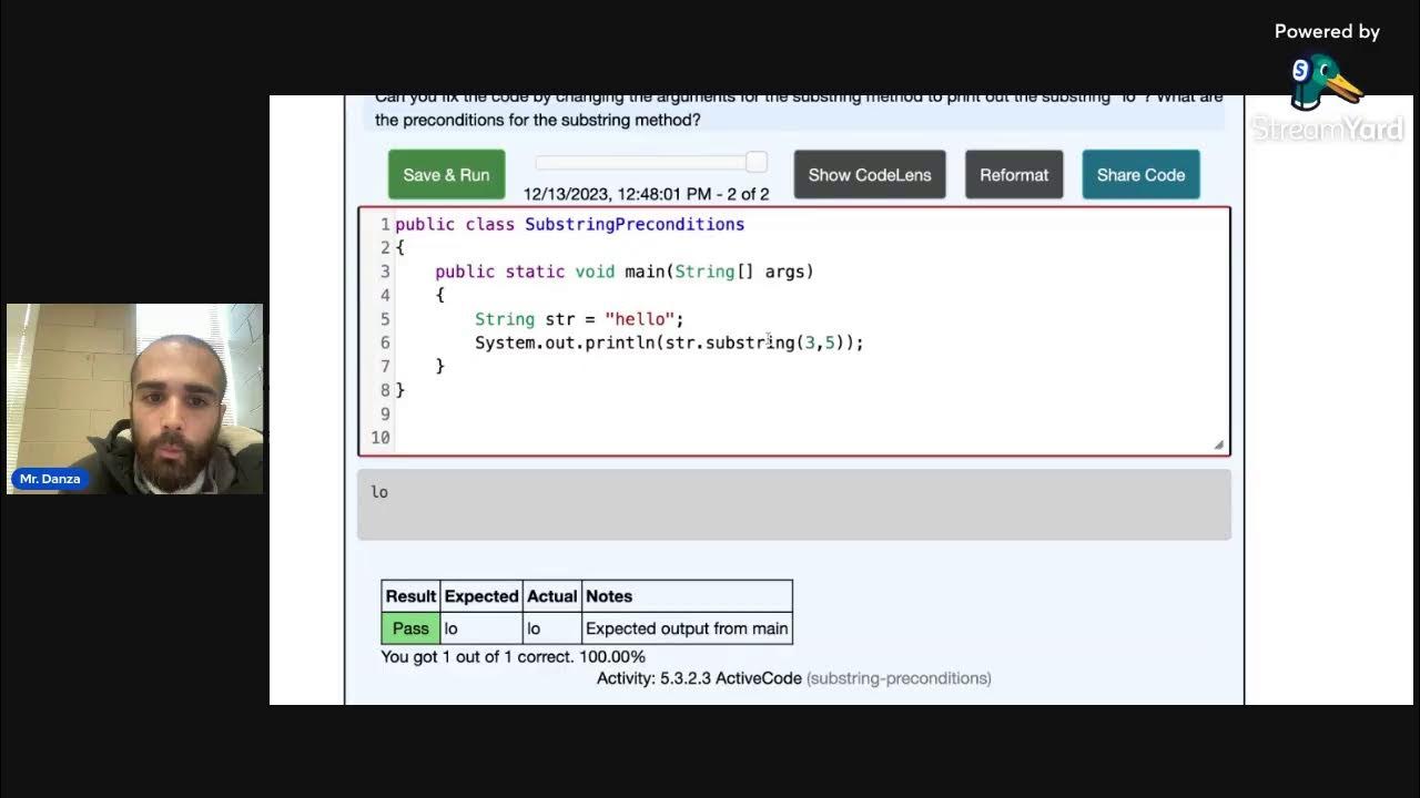 5.1 (part 2), 5.2, 5.3 (part 1) | CSAwesome APCSA Java - YouTube