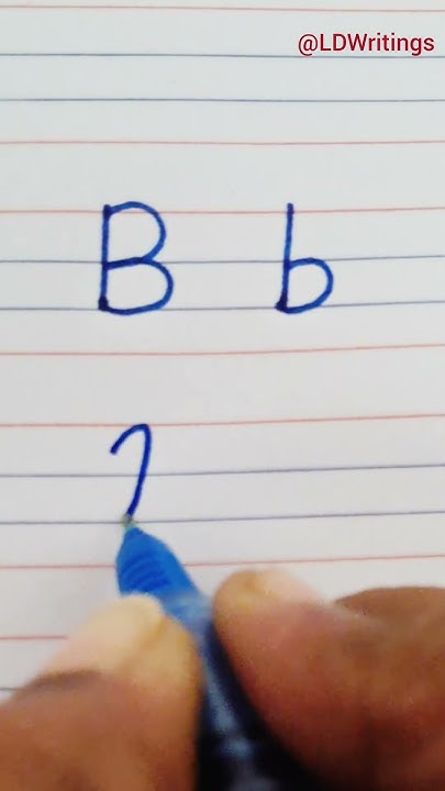 How to write Letter B|Beginners Handwriting Practice ️🏻|Calligraphy # ...