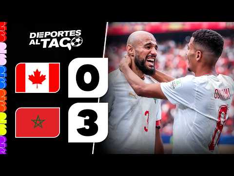 ✅ MARRUECOS goleó 3-0 a CANADÁ y se CLASIFICÓ a los CUARTOS DE FINAL