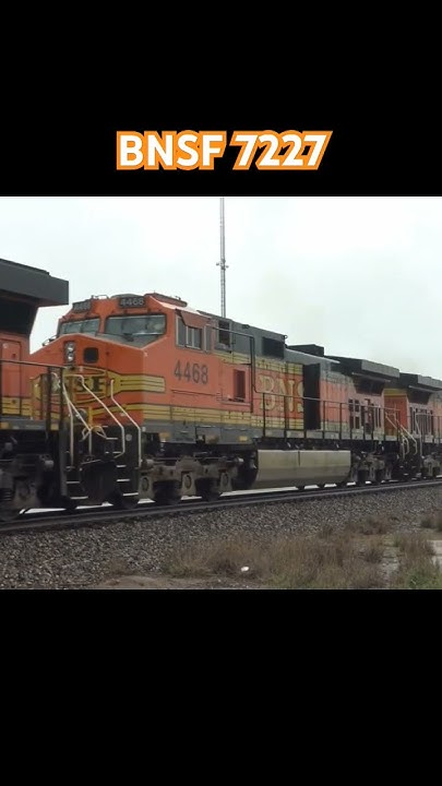 BNSF 7227 East. BNSF Wichita Falls Sub. Bellevue Texas - YouTube