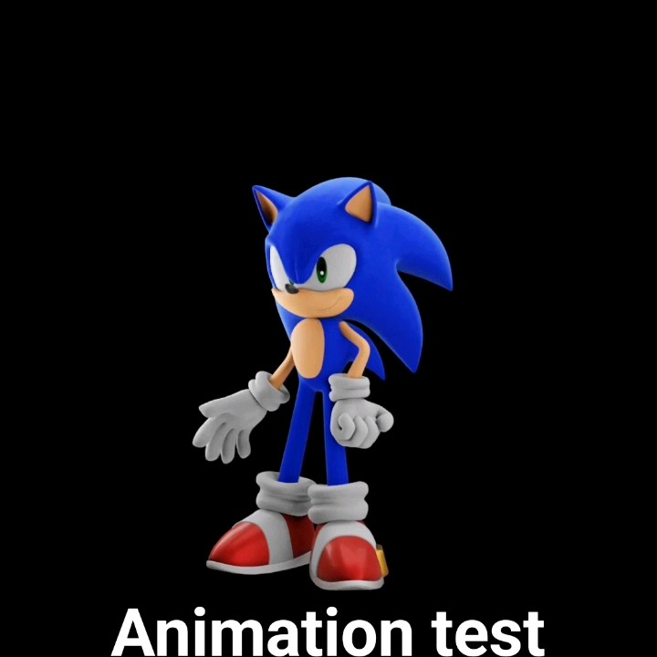 Sonic animation test (Credits do dokatzo for the rig) - YouTube