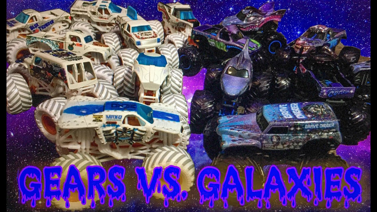Spin Master Monster Jam: Gears & Galaxies FULL SET OVERVIEW! - YouTube