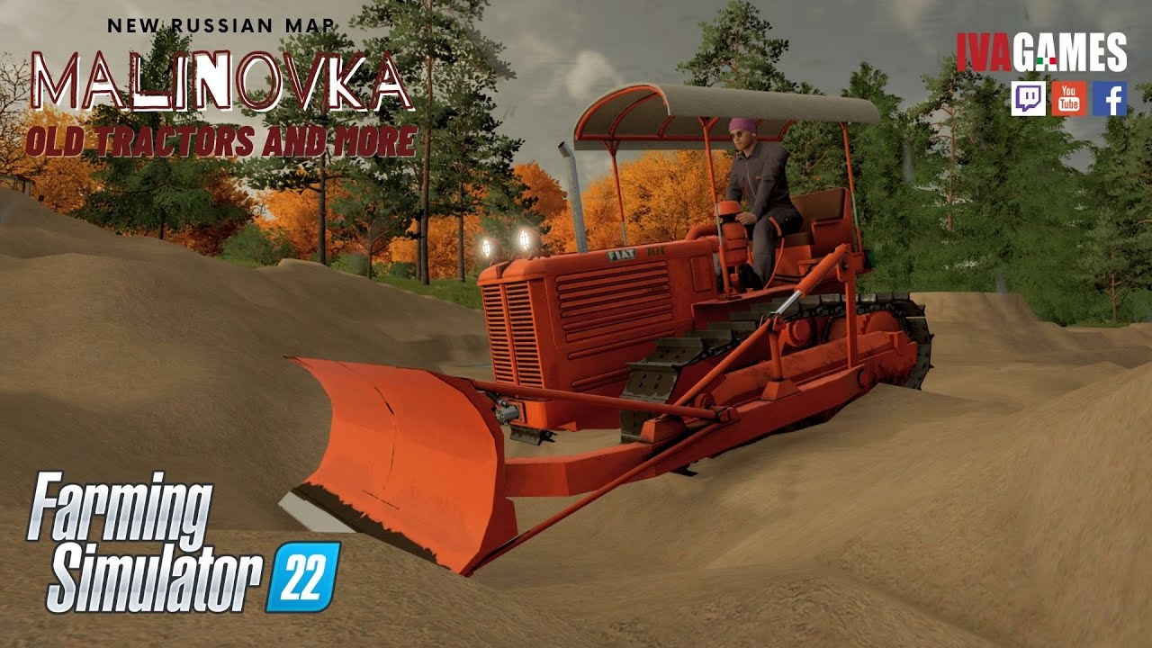Old Tractors nella mappa Russa Malinovka - Farming Simulator 22 - YouTube